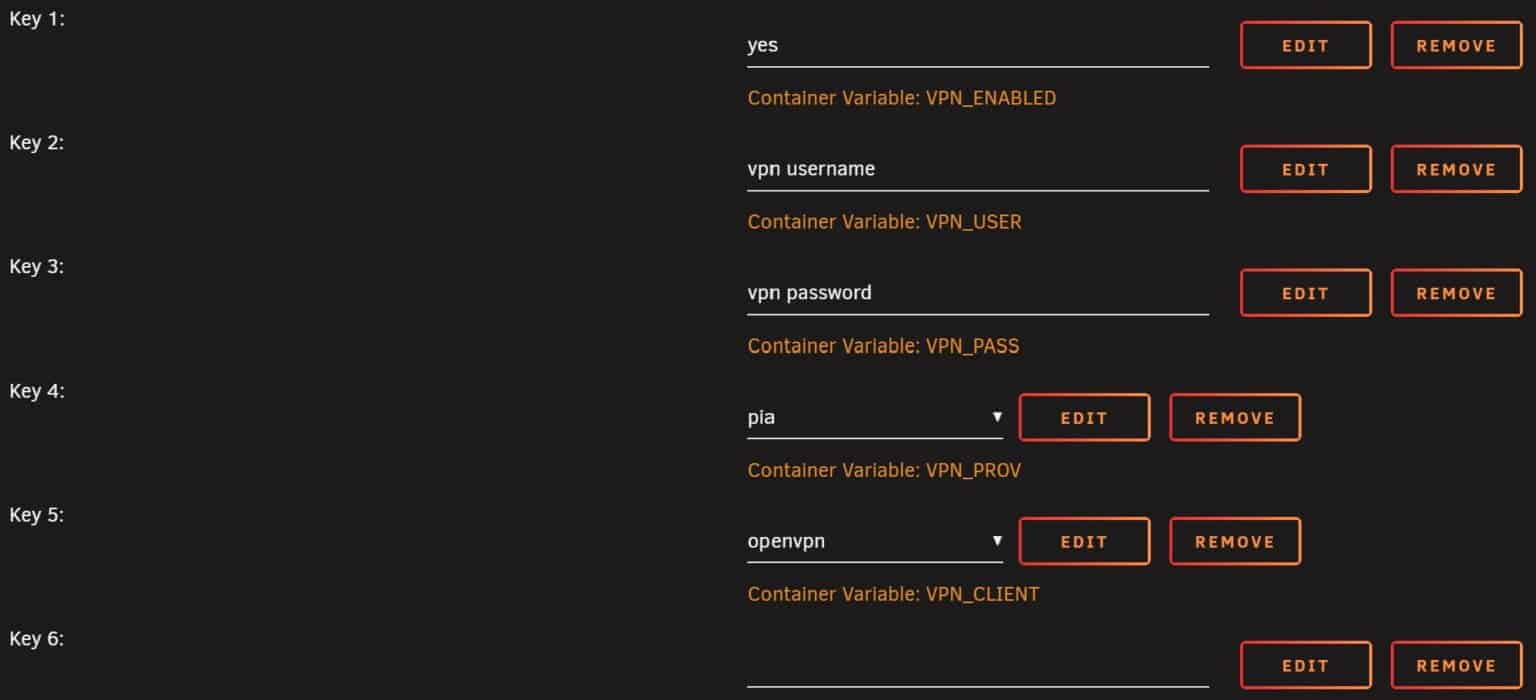 How to route any Docker container on Unraid through a VPN