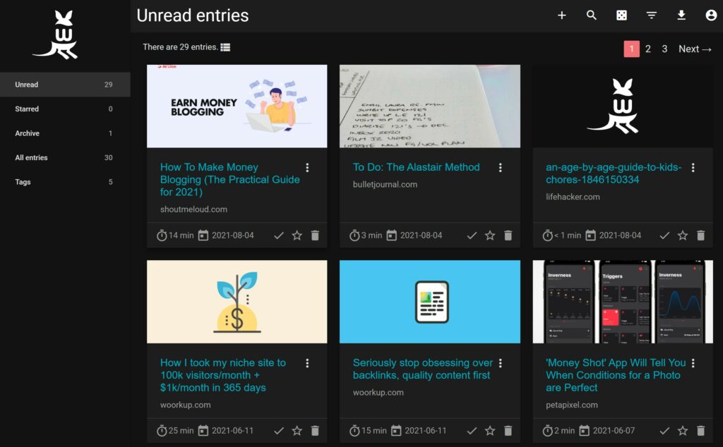 Self-host wallabag on Unraid and ditch Pocket and Instapaper